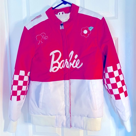 Barbie | Jackets & Coats | Puffy Racing Jacket Exclusive | Poshmark